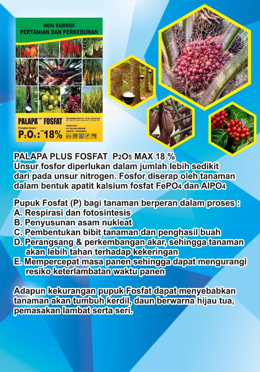 Pupuk PALAPA PLUS NPK PHOSKA - Benih Nusantara | Perusahaan Benih ...